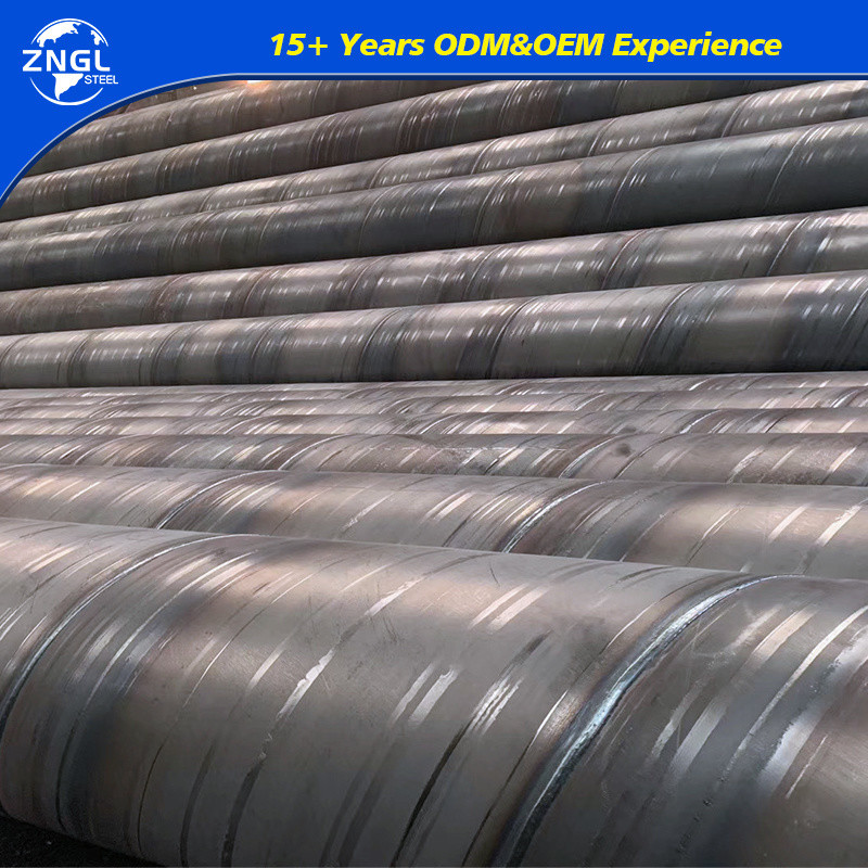 Technique ERW 36 Inch Large Diameter Galvanized Steel Spiral Corrugated ...